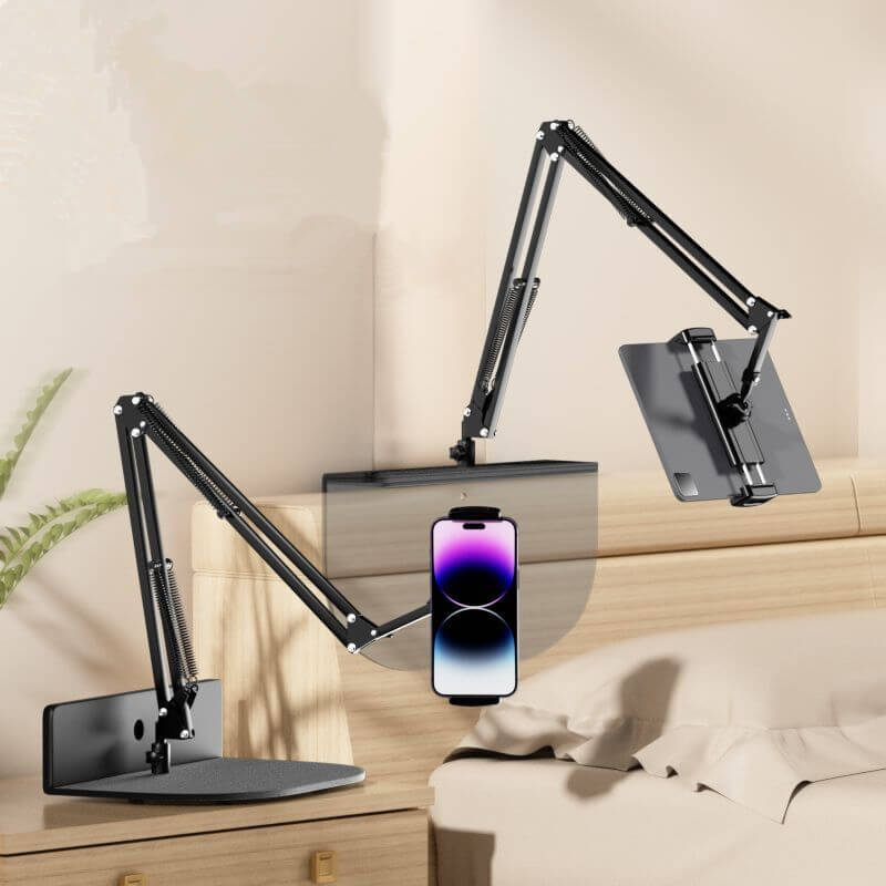 Adjustable Long Arm Metal Phone Holder – airlando